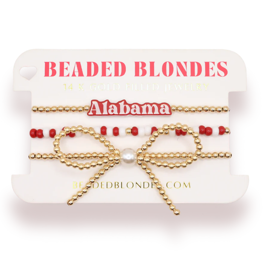 ALABAMA GAME DAY BOW STACK – Southern Accents