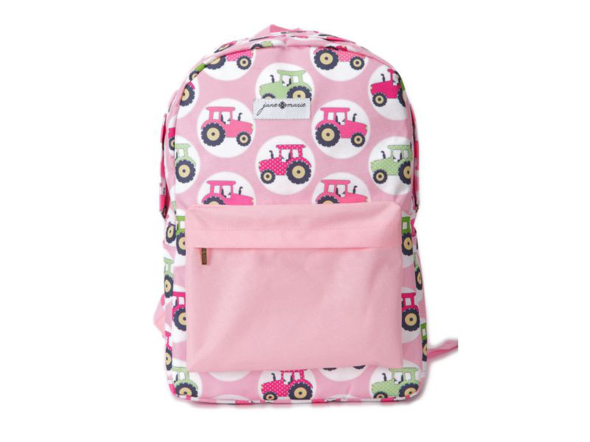 KIDS BIG PINK TRACTOR BACKPACK – Southern Accents