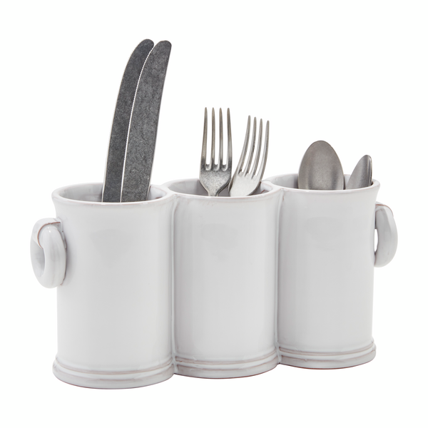 WHITE LOOP HANDLE UTENSIL HOLDER – Southern Accents